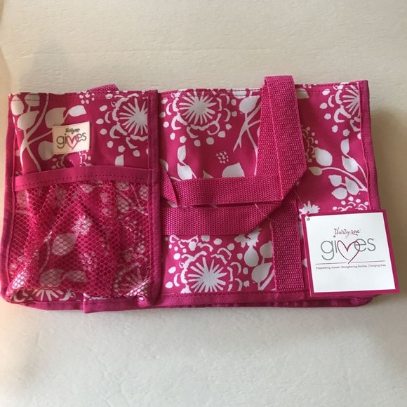 thirty-one | Bags | Thirty One Tote Utility Bag Keep It Caddy Pink ...